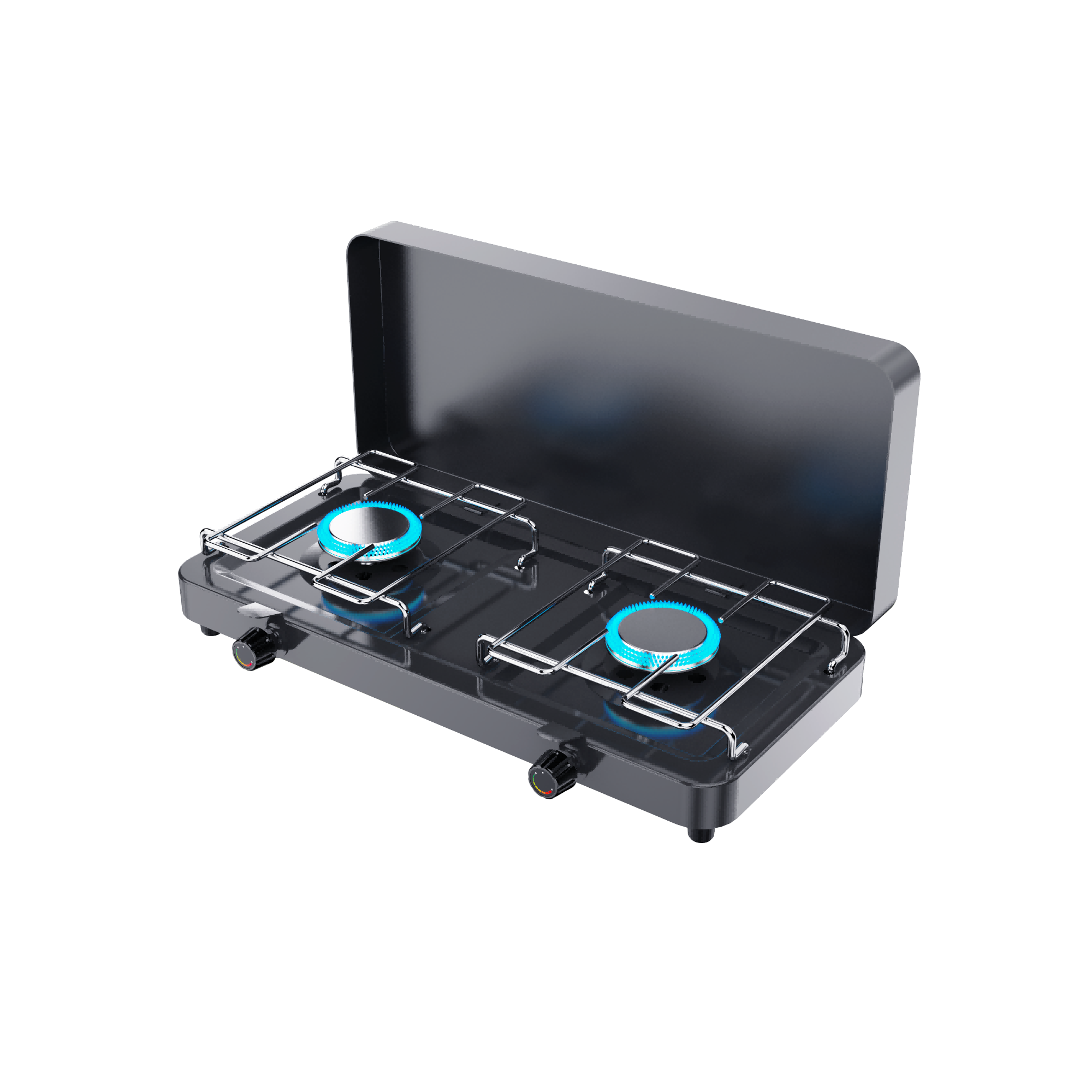 Camping 2 burner portable gas cooker | SG-208-CM | Camping stove ...