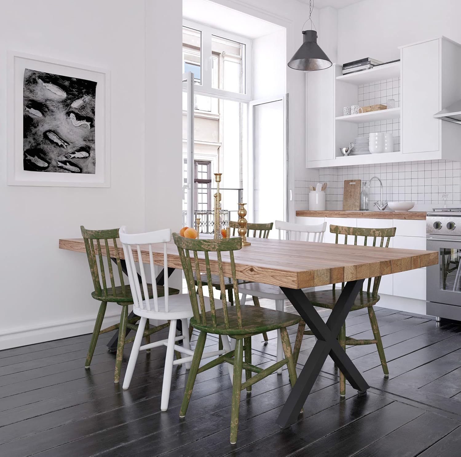 X Shape Tube Metal Table Leg for Dining Table | WEKIS Furniture&Sliding ...