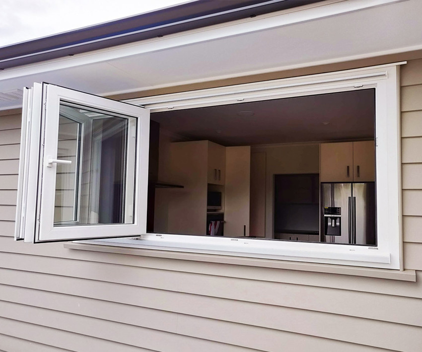 Customized UPVC Sliding Folding Window, Bifolding Window For Living ...