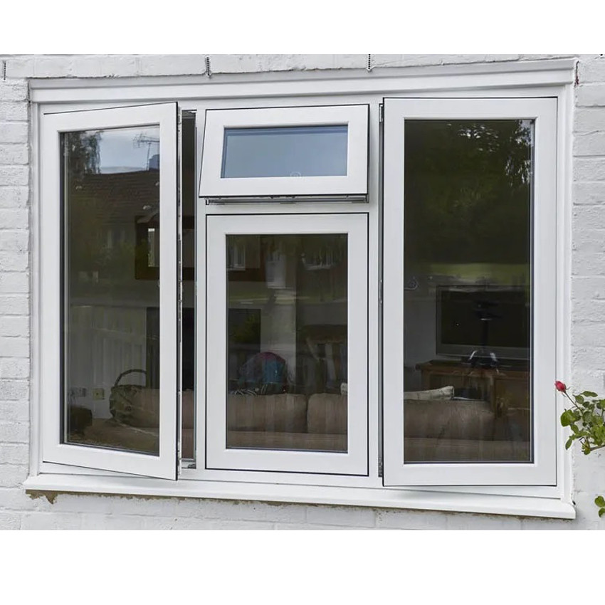 UPVC French Casement Window, Hurricane Proof, Double Glazing, For ...