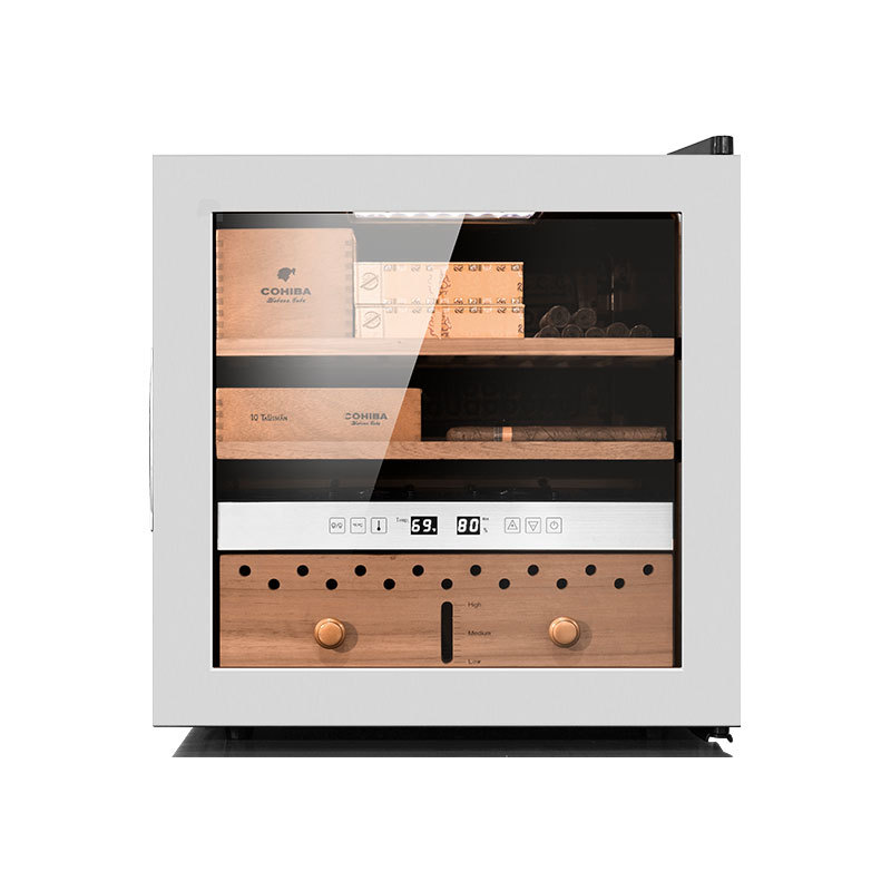 Supply MOQ50 Luxury Electric Cigar Humidor with Electronic Touch-screen ...