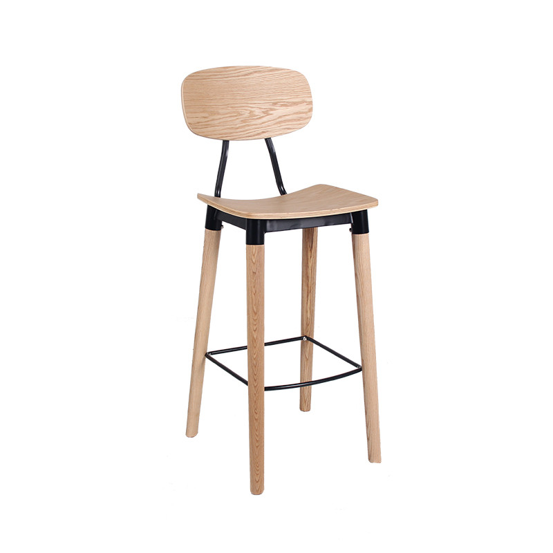 Commercial Furniture Wooden Stools Bar Chairs High Chairs For Counter ...