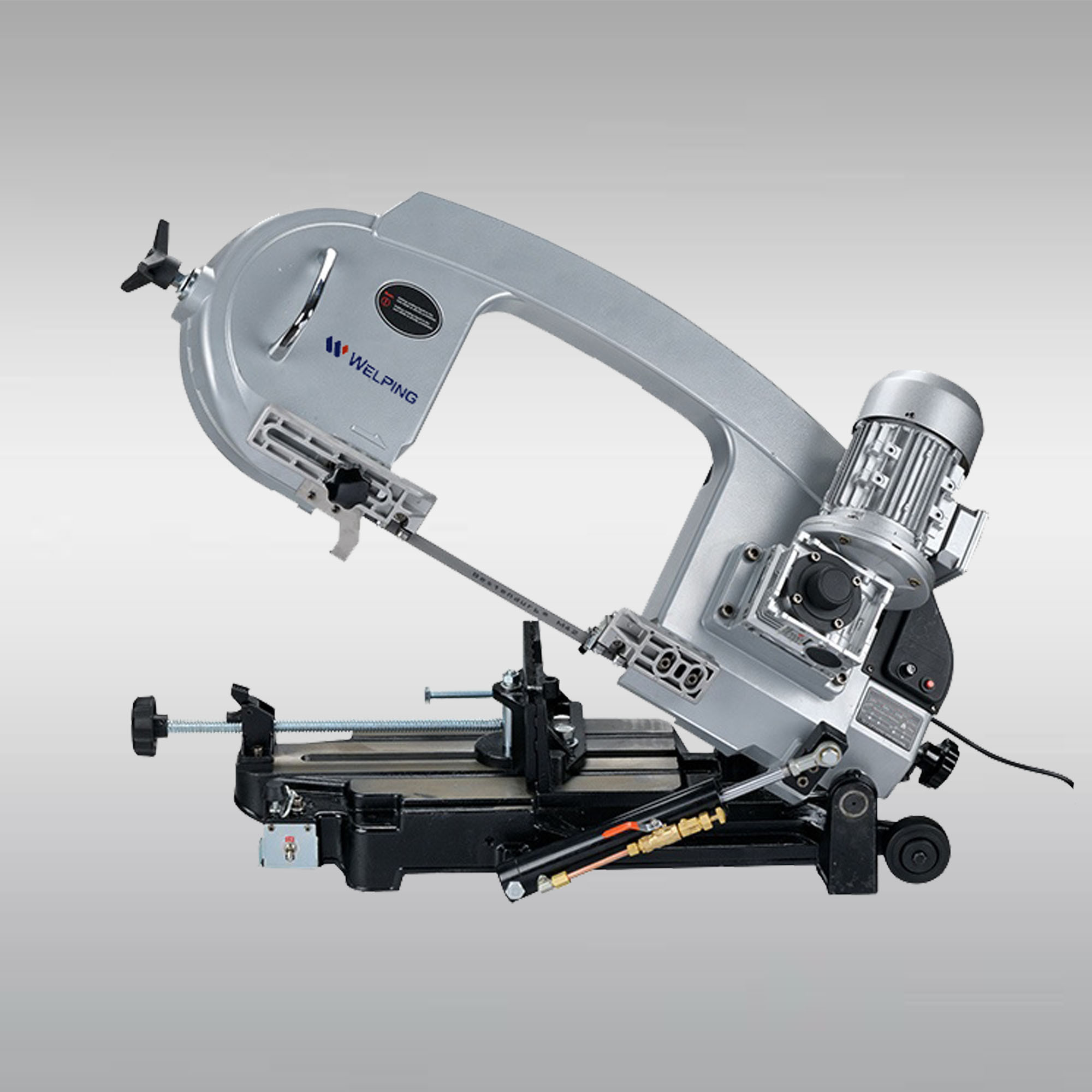 Band Saw for Iron, Thick-walled,SS, Cables and PVC Plastic Pipes 220mm ...