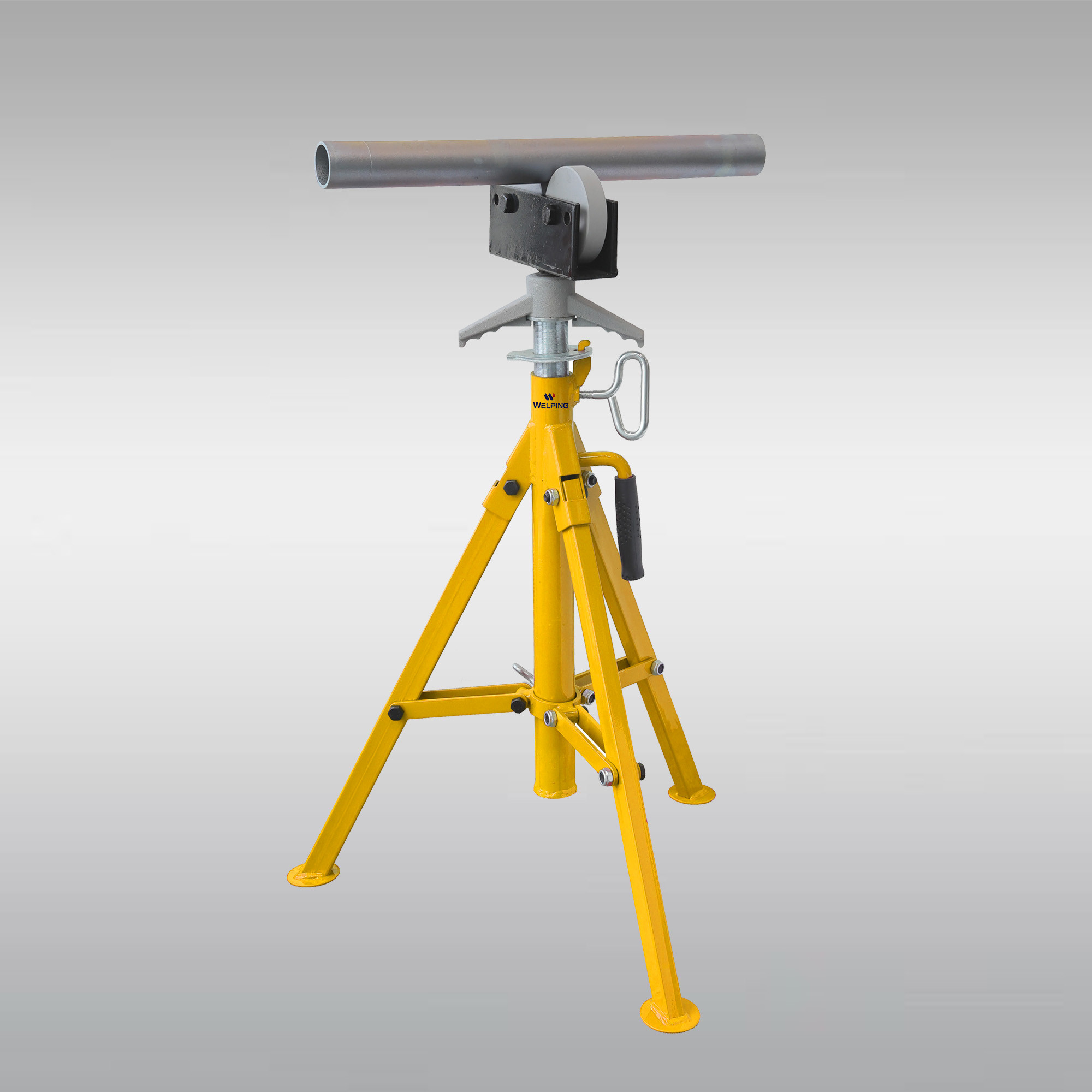 Roller Pipe Stand Adjustable Height 32"-55",Folding Pipe Stand with ...