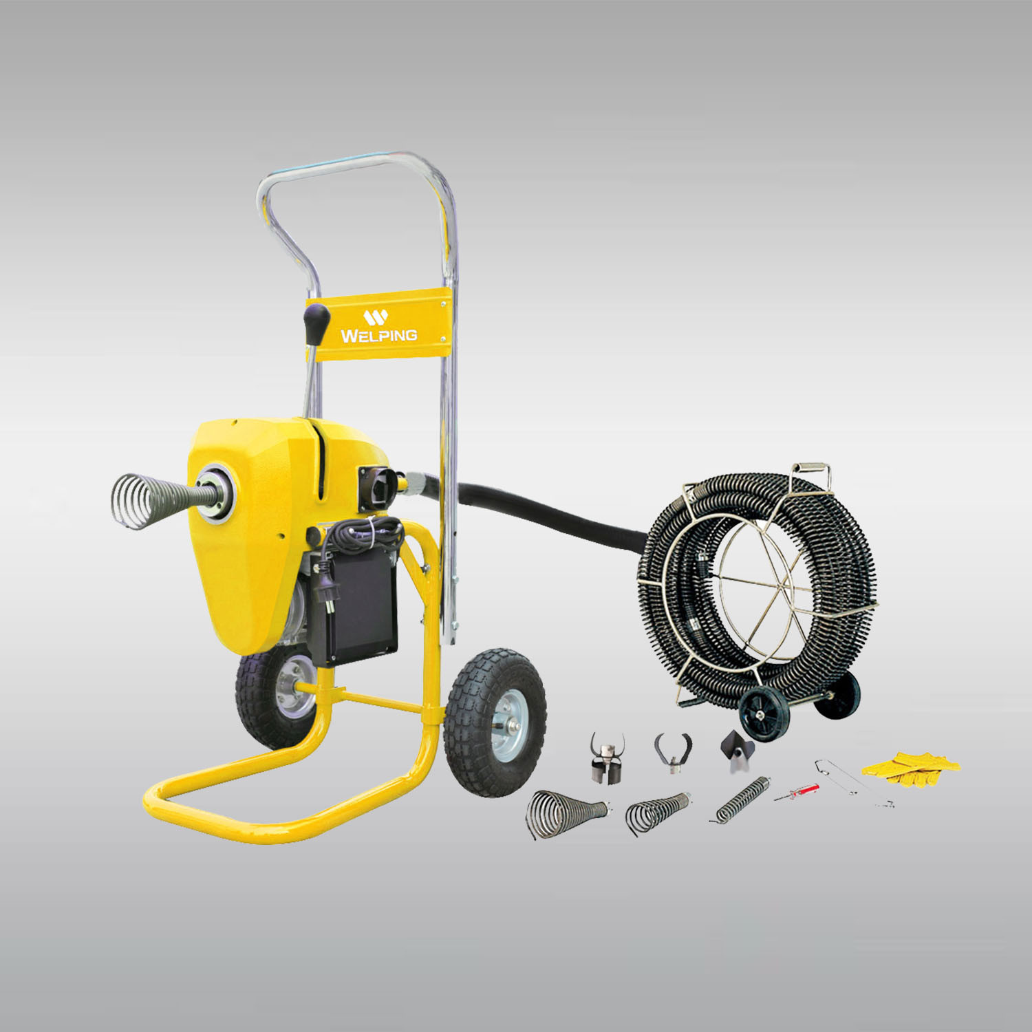 Electric Sectional Sewer Pipe Drain Cleaning Machine | Sectional Drain ...