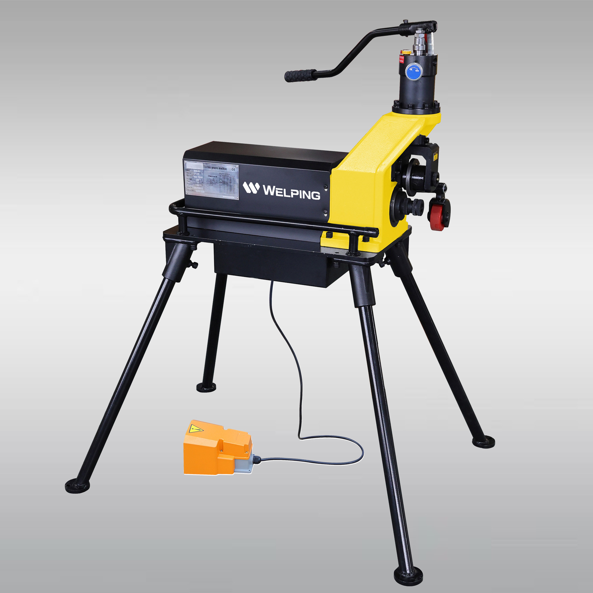 Light Weight Electric Hydraulic Roll Grooving Machine for Steel Pipe ...