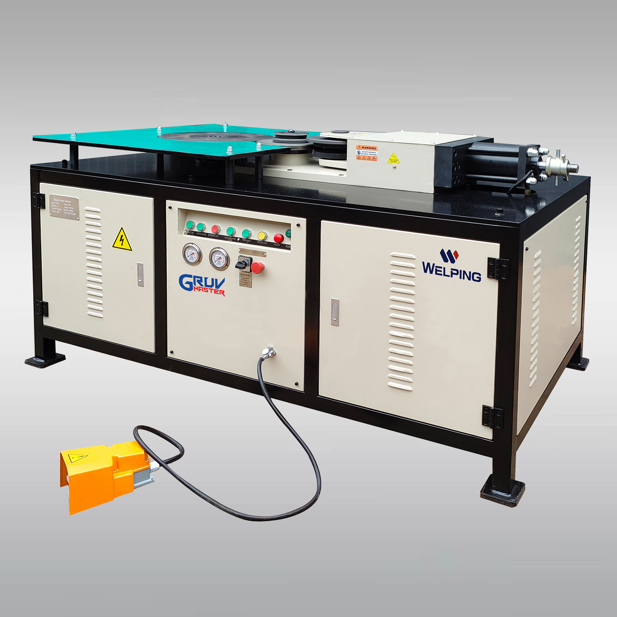 Hydraulic Steel Pipe Fitting Grooving Machine for 2" to 12" (GF-2X ...