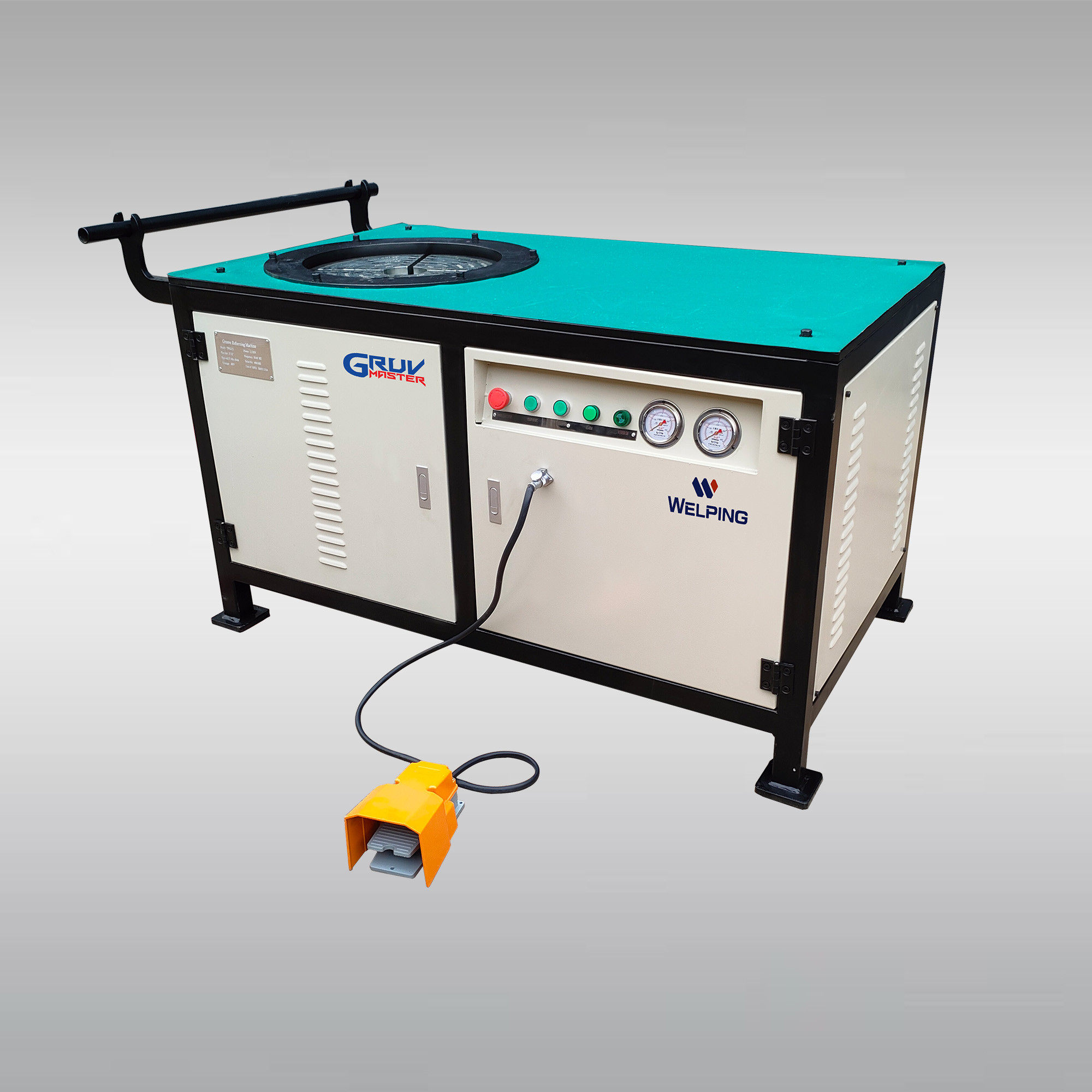 Electric Hydraulic Groove End Reforming Machine for 2" to 12"(GM-2X ...