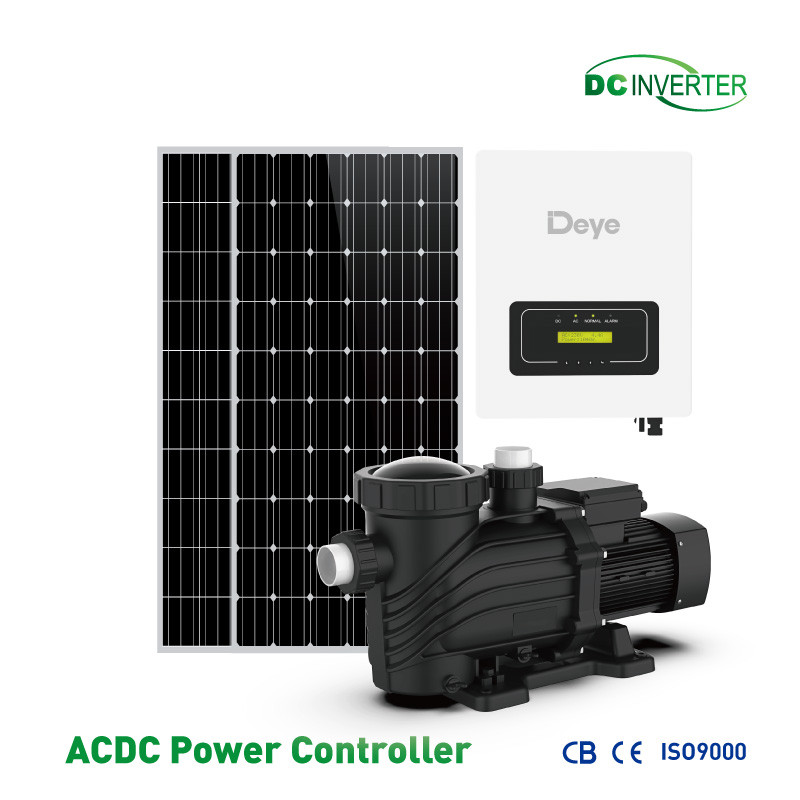 Deye ACDC Hybrid Solar Pool Pump 24/7 Operation with Grid Backup Day ...