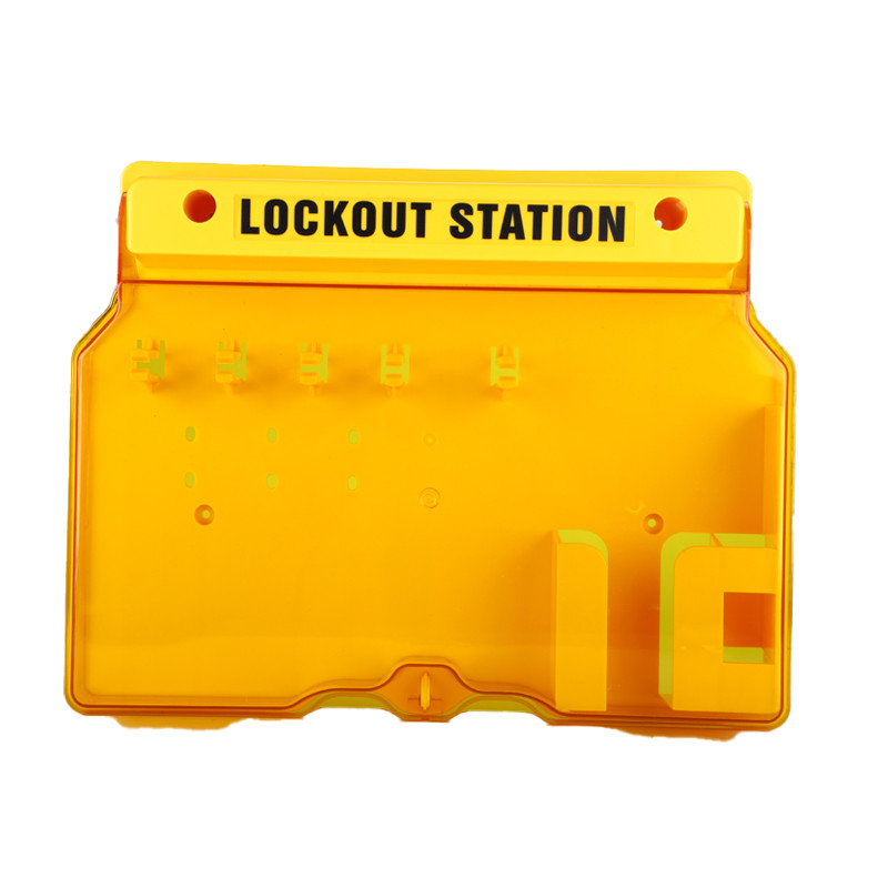 5-10 Locks Lockout Station with Cover| China Group Lockout Station ...