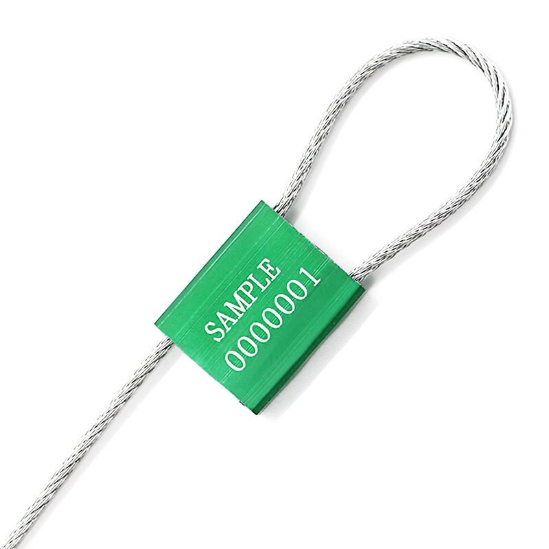 2.5MM x 1000MM Car Seal Lock | Galvanised Steel Cable Car Seal Red ...