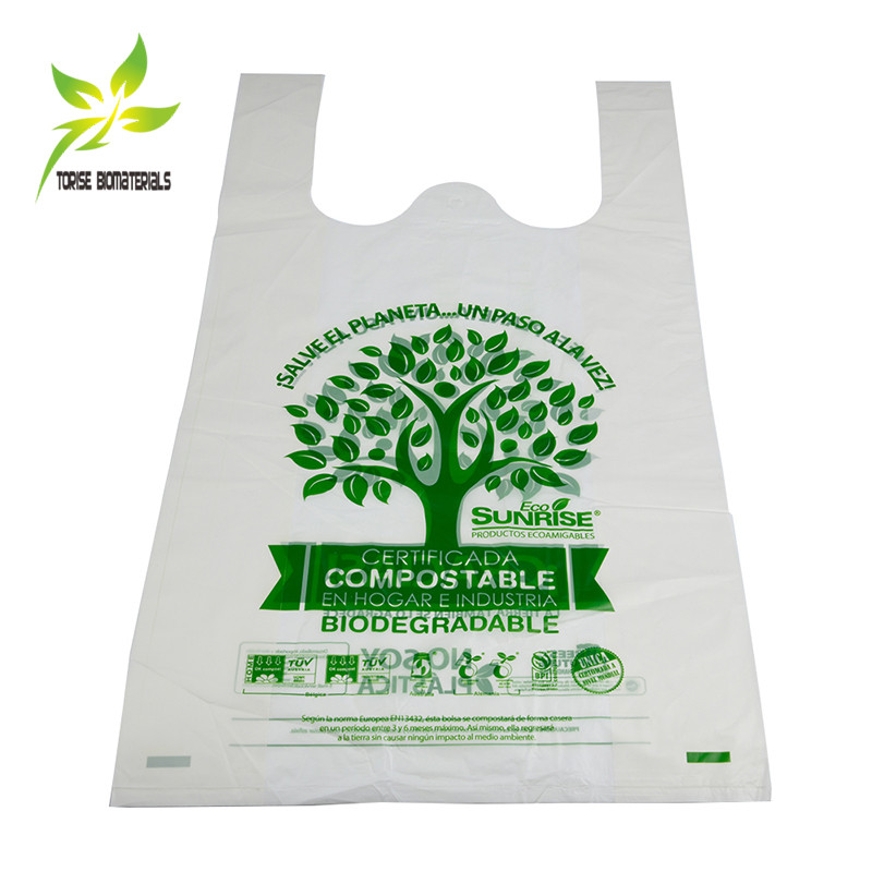 EN13432 Compostable Shopping Bags Wholesale: Eco-Friendly, Durable, Customizable Bpi Certified ...