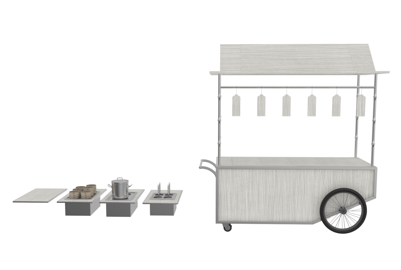 Multifunctional Food Cart for Restaurant & Hotel Banquets: Versatile ...
