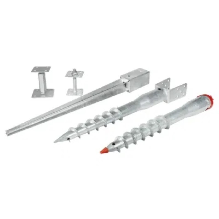 Hot DIP Galvanized Drive-in Round Pole Anchor with Hollow Spike | Posts ...