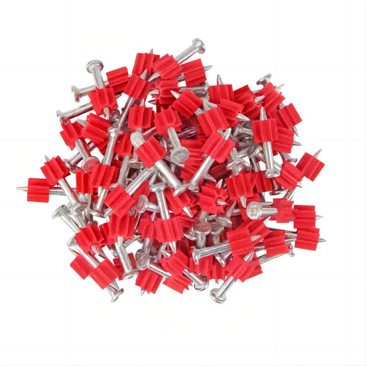 Drive Pin Shooting Nail with Red Plastic Used for Actuated Fastening ...