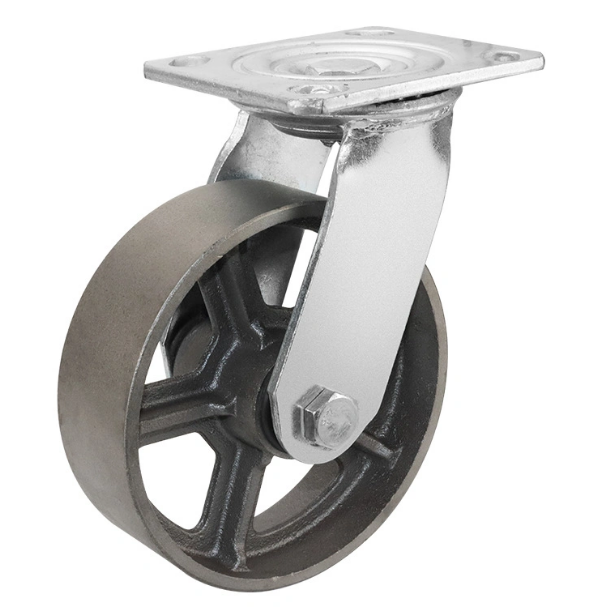 4 5 6 8inch Heavy Duty All Iron Steel Swivel Caster Wheel | Casters ...