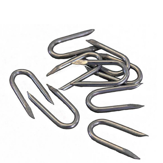 Barbed Fence Staples U Type Nails Used for Fixing Fence Wire to Wooden ...