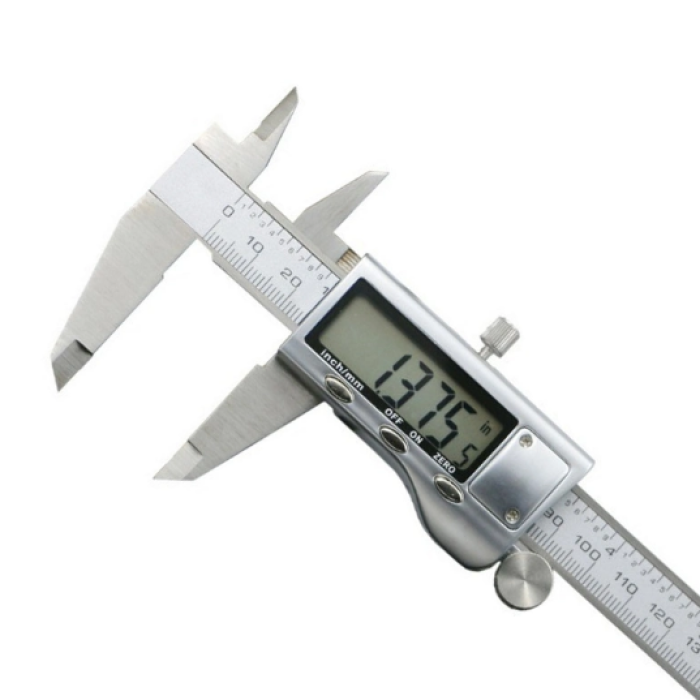 Source Factory DIN862 150mmx0.01mm Stainless Steel Metal Case Digital ...