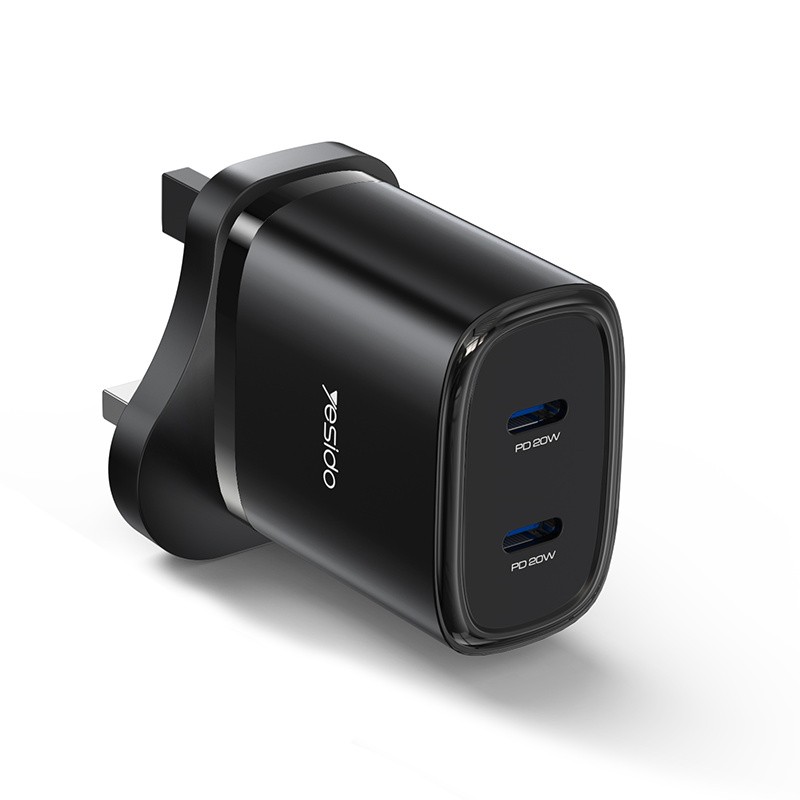 YC53 20W PD Fast Charging Home Charger | Type-C and Type-C and ...