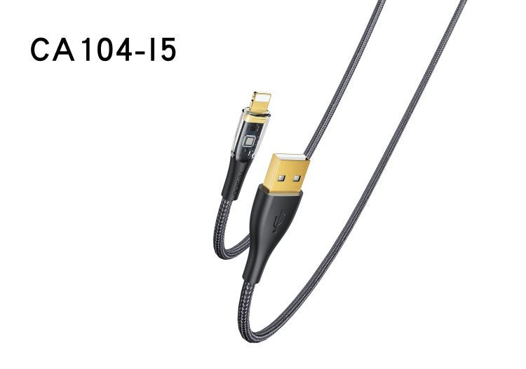 CA104 1.2M USB to Lighting Data Cable | USB to Type-C Nylon Braided 2 ...