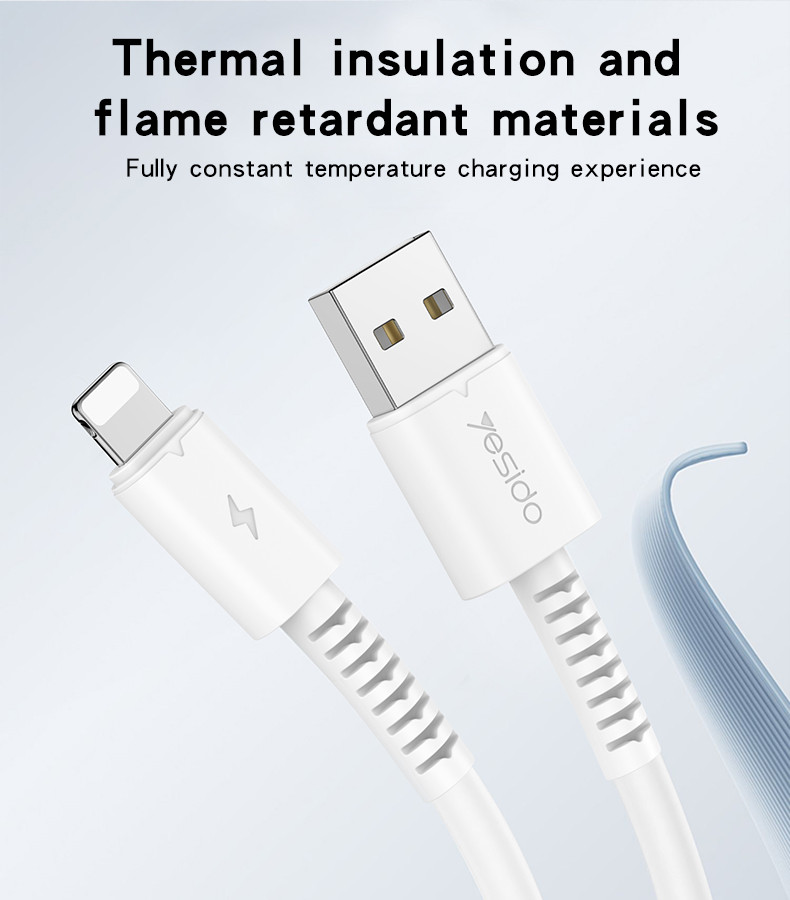 CA120 1 Meter PVC Data Cable USB To Type-C/Lightning/Micro Data Cable ...