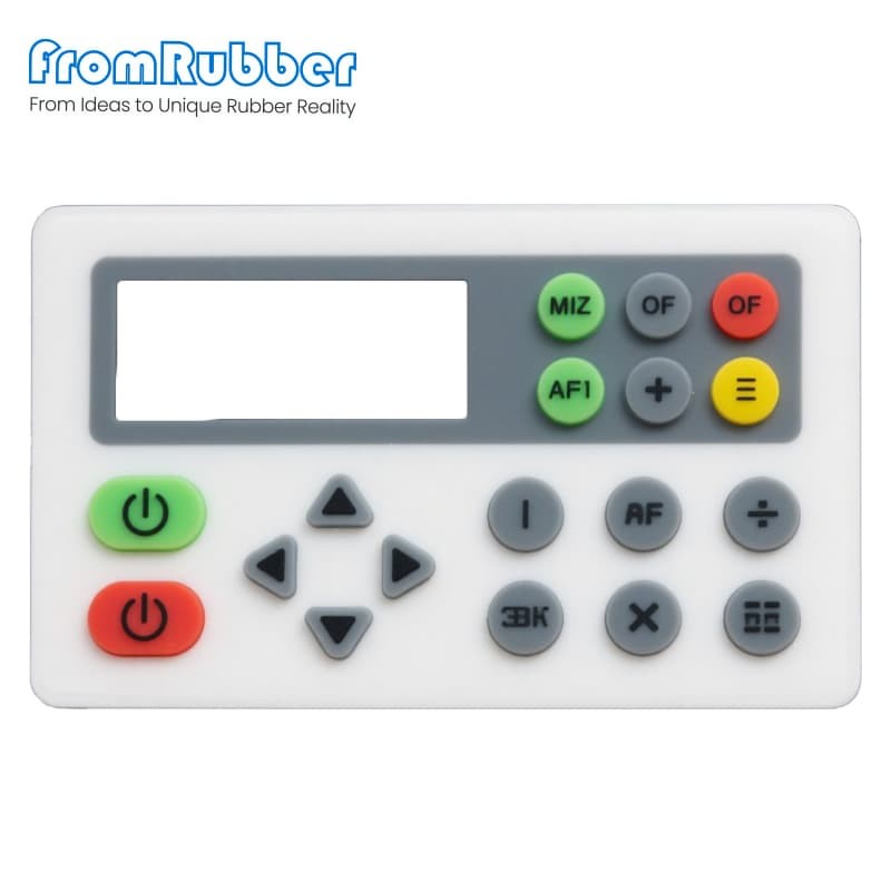 IP67 Waterproof Silicone Membrane Keypads Rubber Panel with Buttons ...