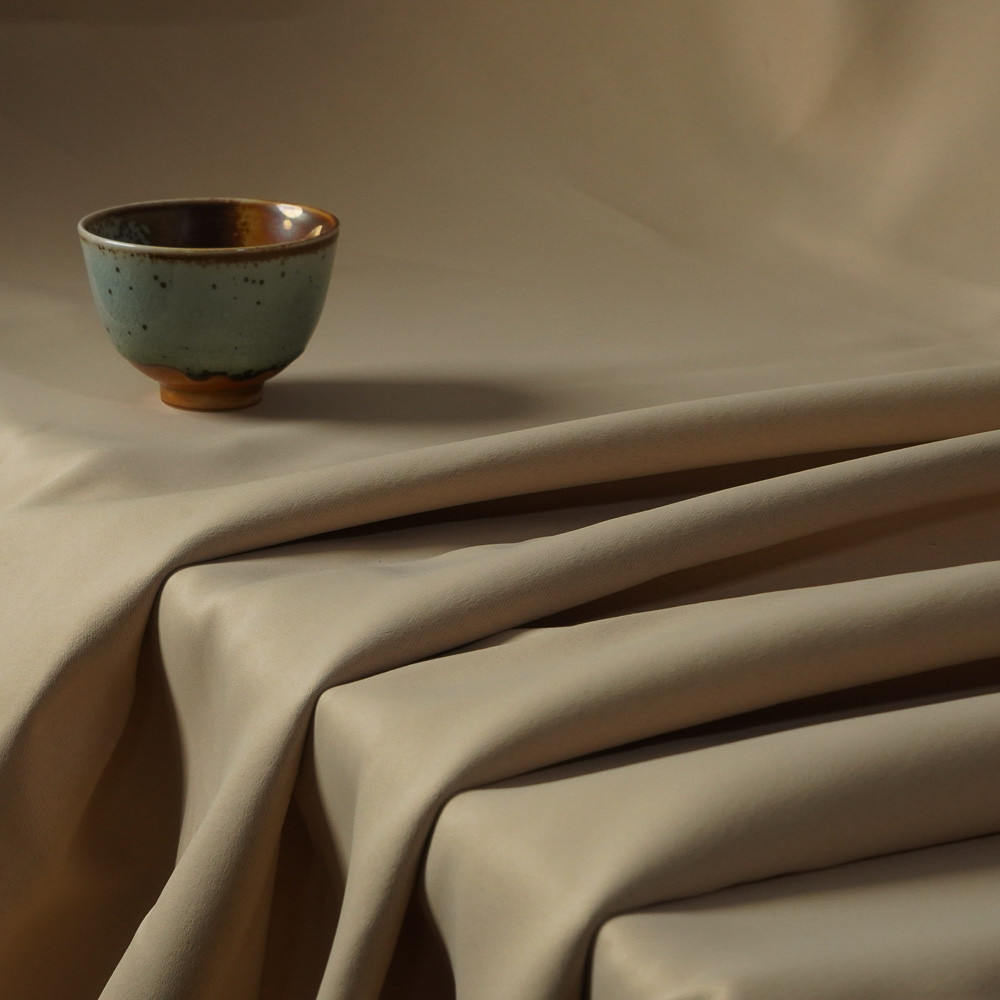 Gabriel-Khaki Double-Sided Twill Dull Blackout Drapery Fabric. For ...