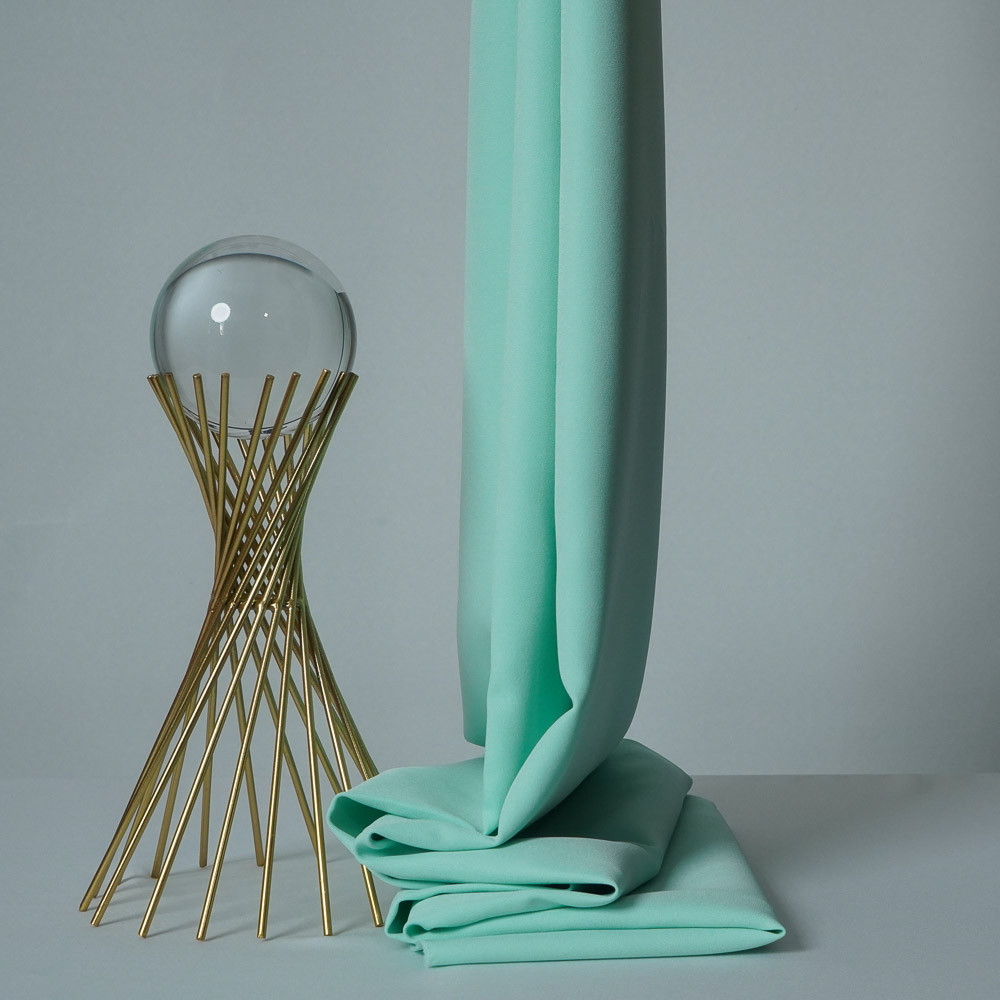 Hazel-LT Green 75D Polyester 4 Way 2-Ply Stretch Fabric. For Pants ...