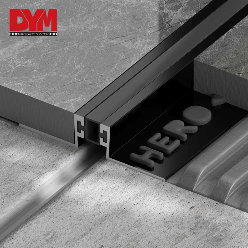 Aluminum Tile Expansion Joints with rubber | Tile Movement Joint ...