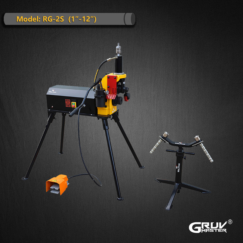 Pipe Grooving Machine For Pipes SCH10/SCH40 1"-12" (RG-2S) | Hydraulic ...
