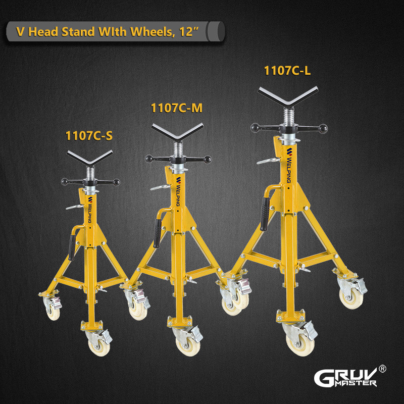 Quality Pipe Support With Wheels12inch 1107C | Pipe Jacks and Stands ...