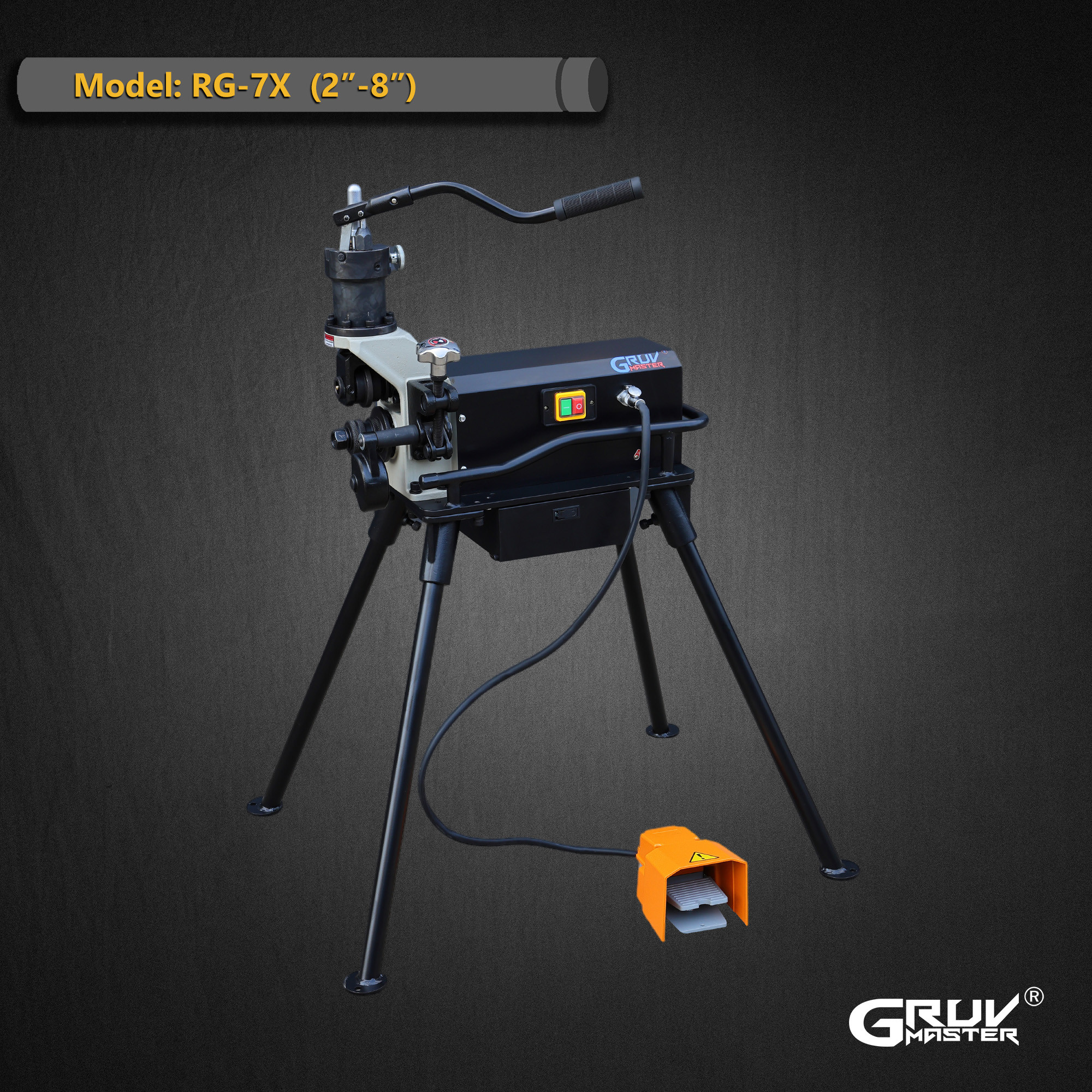 Hydraulic Steel Pipe Roll Grooving Machine for 2 Inch to 8 Inch Steel ...