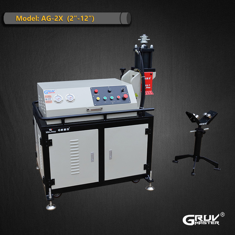 Semi-Automatically Pipe Hydraulic Roll Groover 2"-12" (AG-2X) | Automatic Roll Grooving ...