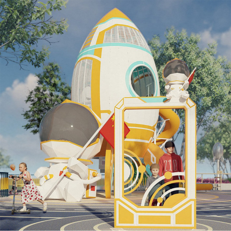 Toffy's Moonship Play Systems | Stainless Steel Slide | Outdoor ...