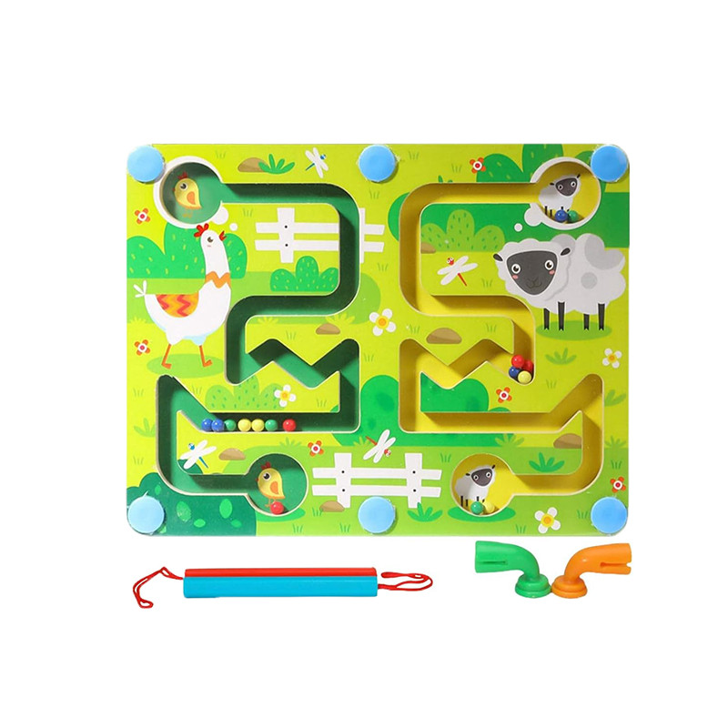 Pirate Magnetic Marble Maze for Toddlers - Educational Fun!