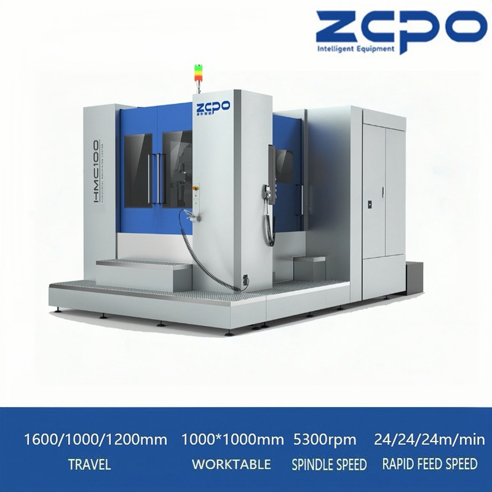 HMC100 Positive T type single worktable | Positive T Type | ZOPO ...