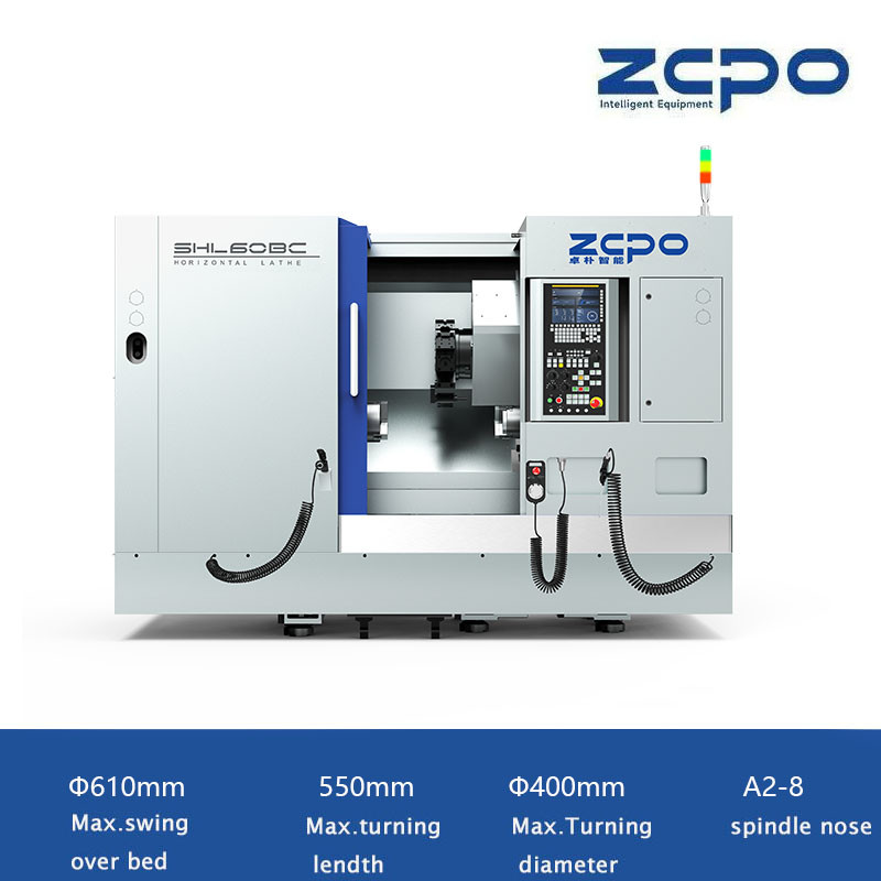 SHL60BC High Capability Driven-Turret | CNC Horizontal Lathe | ZOPO ...