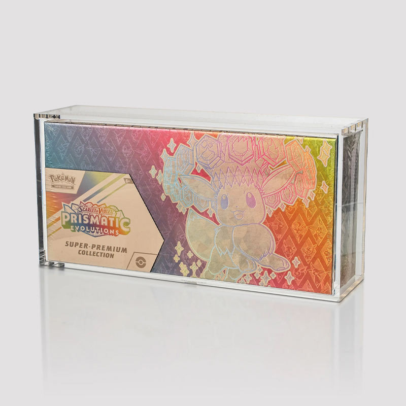 Acrylic Display Case for Pokémon Prismatic Evolutions Super-Premium ...