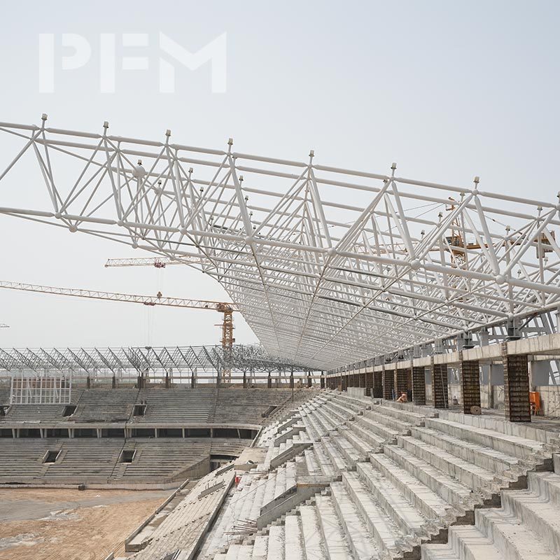 Space Frame Roof Structure for FIFA-Standard Stadiums Steel Grid ...