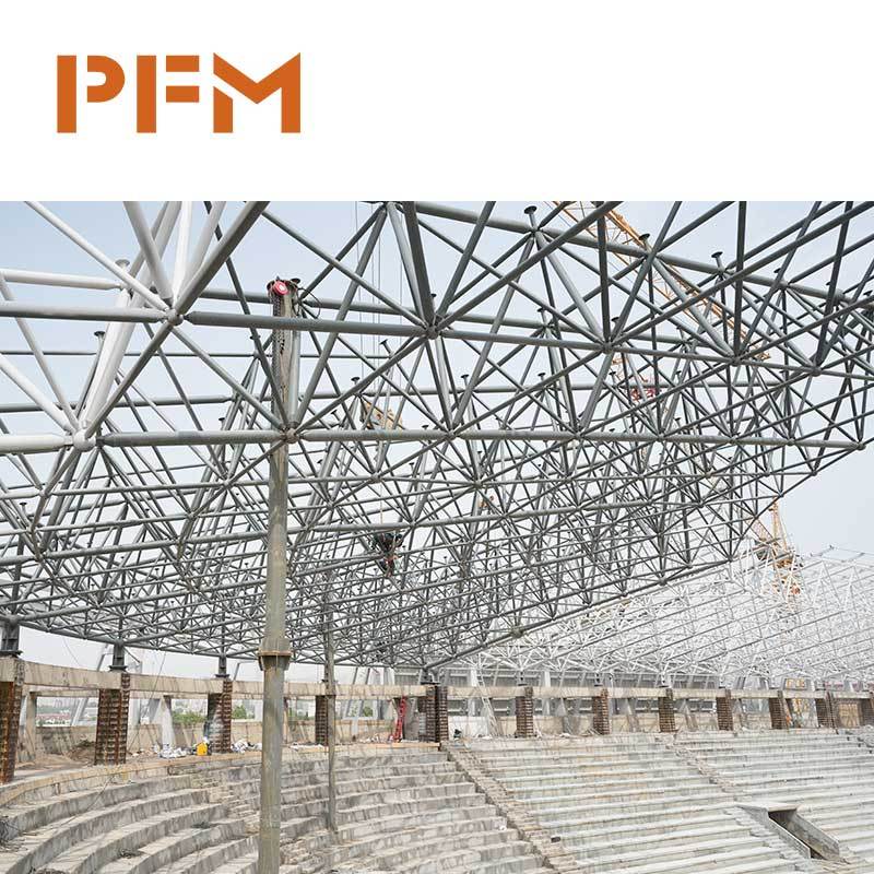 Long-Span Space Frame Roof Steel Space Frame Roofing System | Roof ...