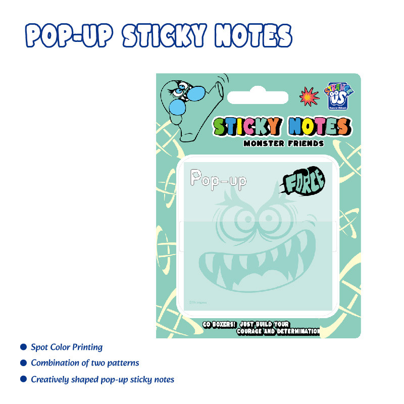 Monster Pop-up Sticky Notes - Fun and Functional Stationery