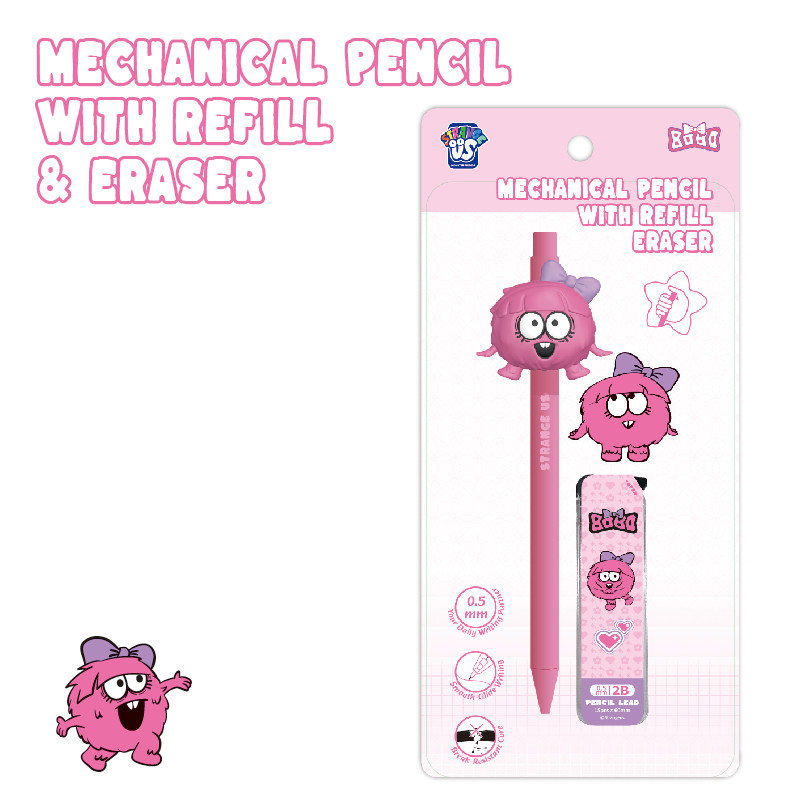 Monster Mechanical Pencil With Refill & Eraser | Stationery Set ...